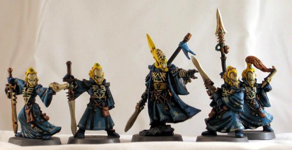 Eldar, Farseer, Warhammer 40,000, Warlock - Alaitoc Farseer and Retinue ...