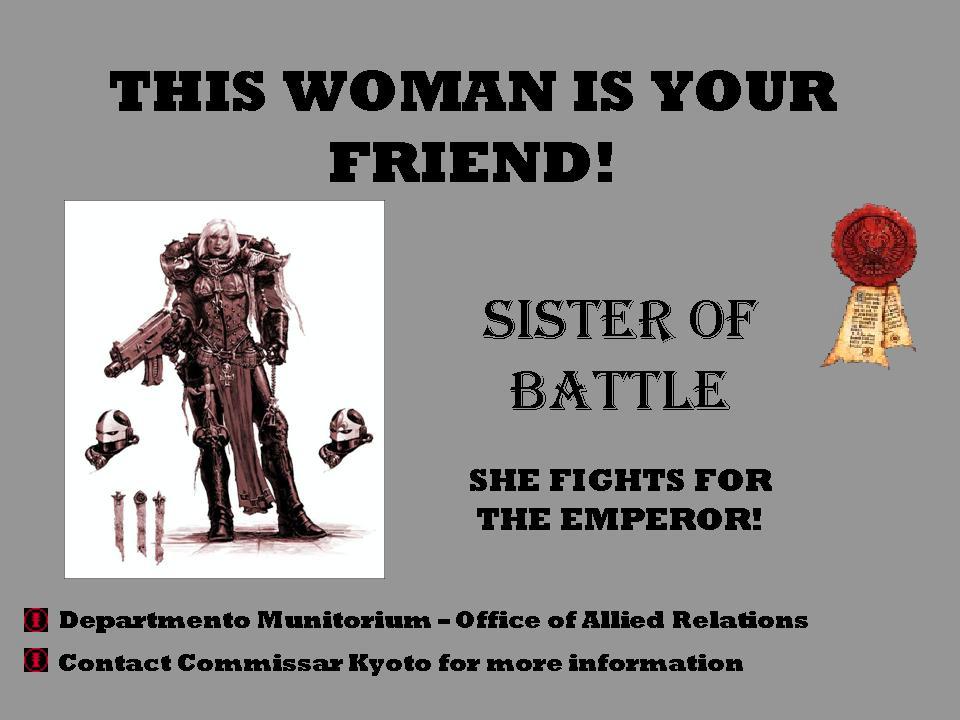 Humor, Poster, Sisters Of Battle - Gallery - DakkaDakka