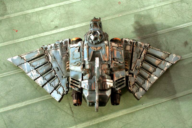 Aquilla Lander, Flyer, Forge World, Imperial, Warhammer 40,000 - Behind ...