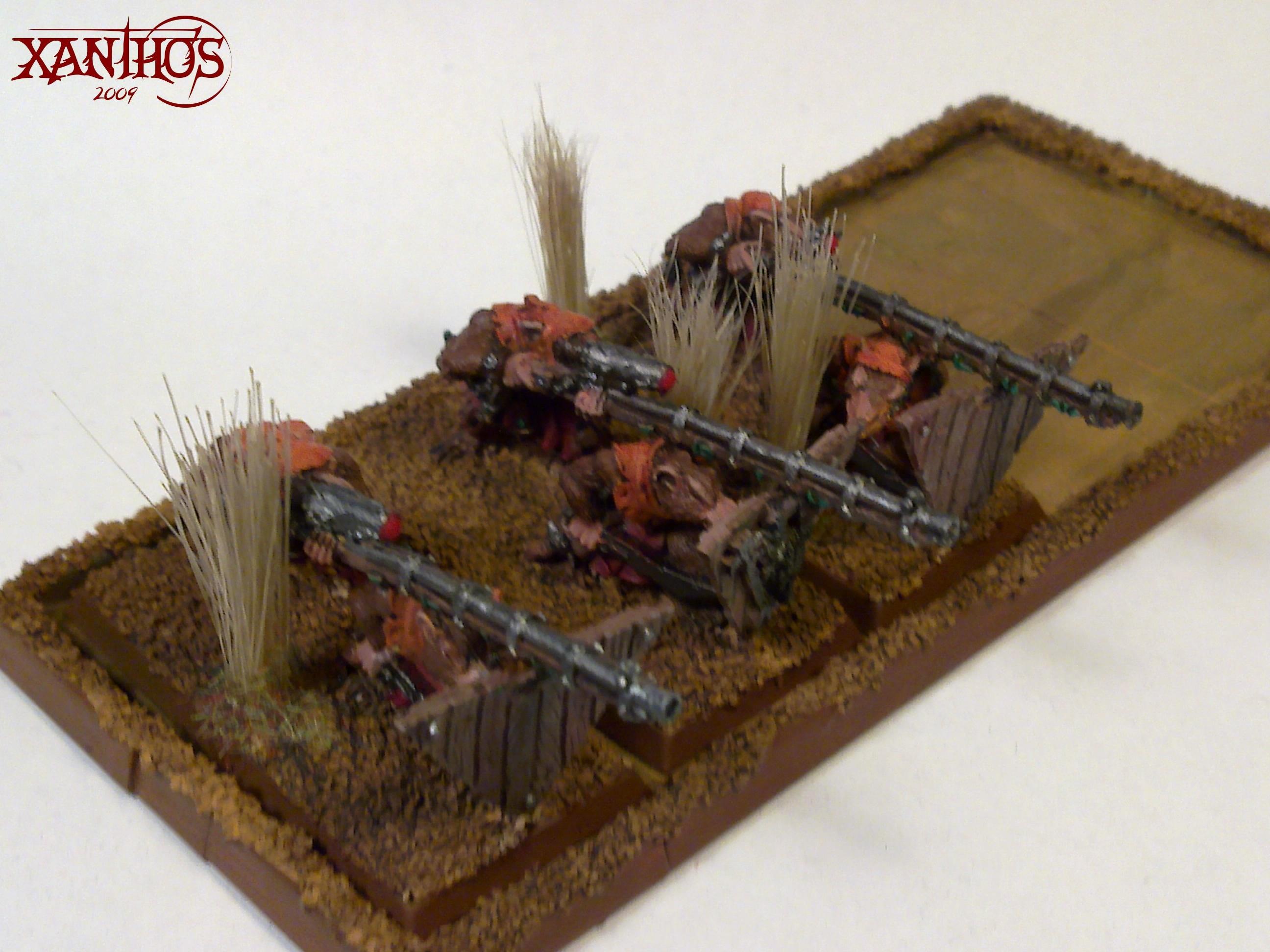 Basing: Reeds, Skaven, Warhammer Fantasy - The Jezzails. Reeds and a ...