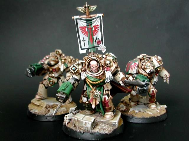 Banner, Dark Angels, Deathwing, Freehand, Space Marines, Warhammer ...