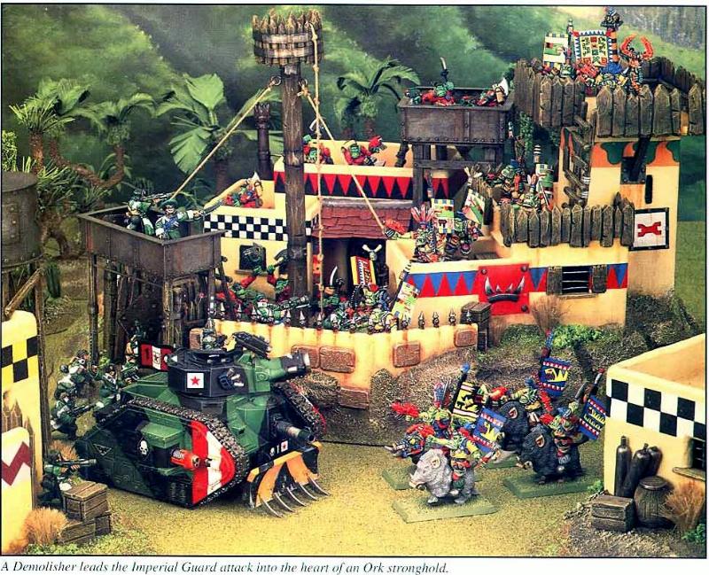 Copyright Games Workshop, Imperial Guard, Orks, Retro Review, White ...