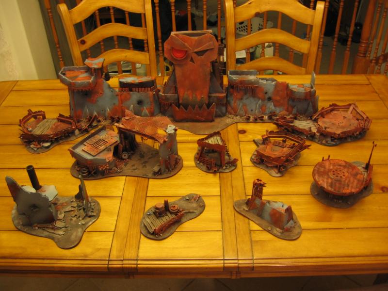 40k Orks, Fort, Fortress, Ork Fort, Ork Fortress, Orks, Orky, Terrain ...