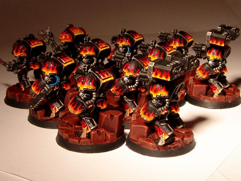 Custom, Flames, Infernus, Librarian, Rocks, Terminator Armor, Warhammer ...