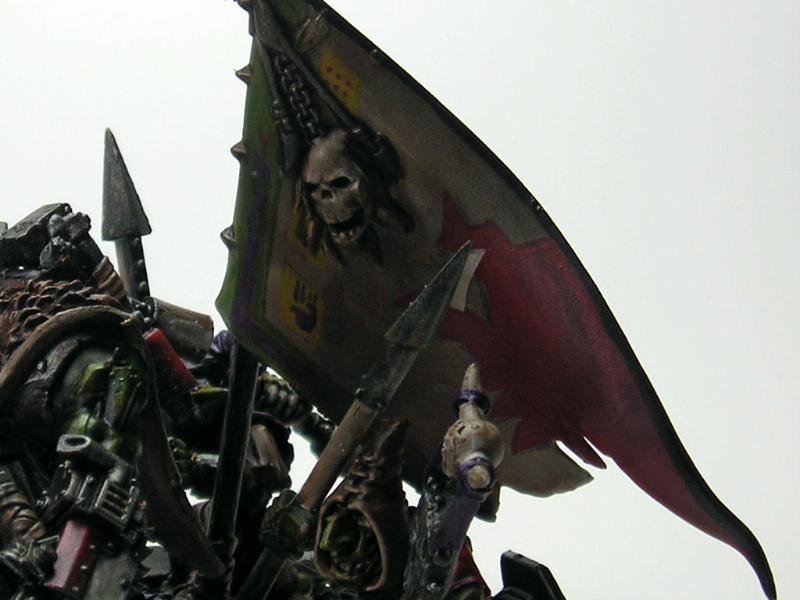 Flag, Orks, Snakebite, Warboss, Warhammer 40,000 - Snakebite Warboss on ...