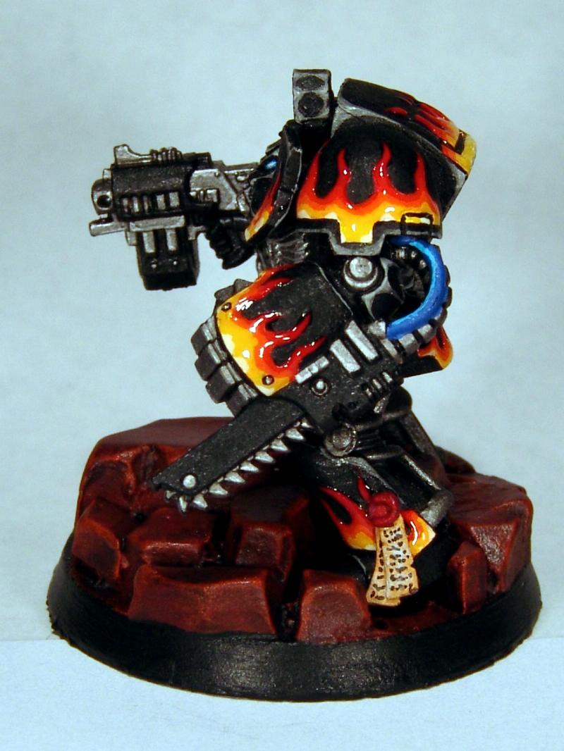 Custom, Flames, Infernus, Rocks, Space Marines, Terminator Armor ...