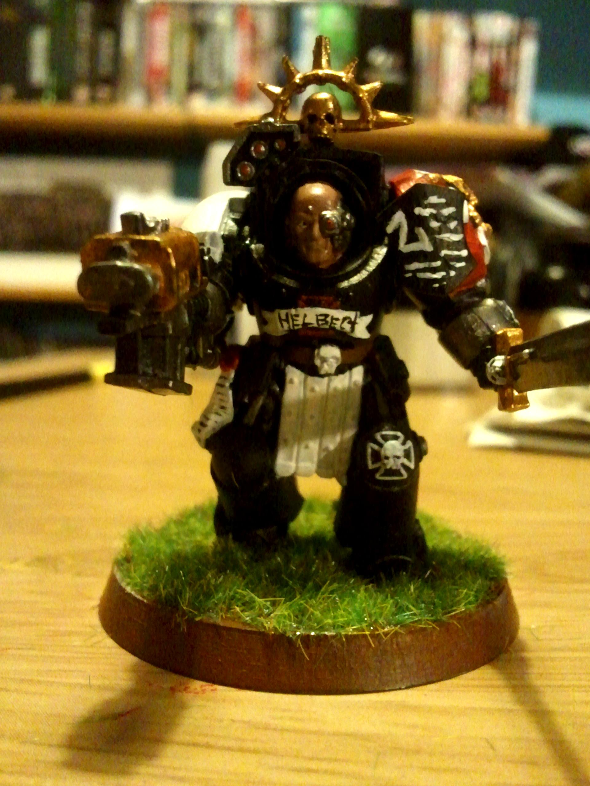 Black Templar Terminator Squad Leader (front) - Black Templar ...