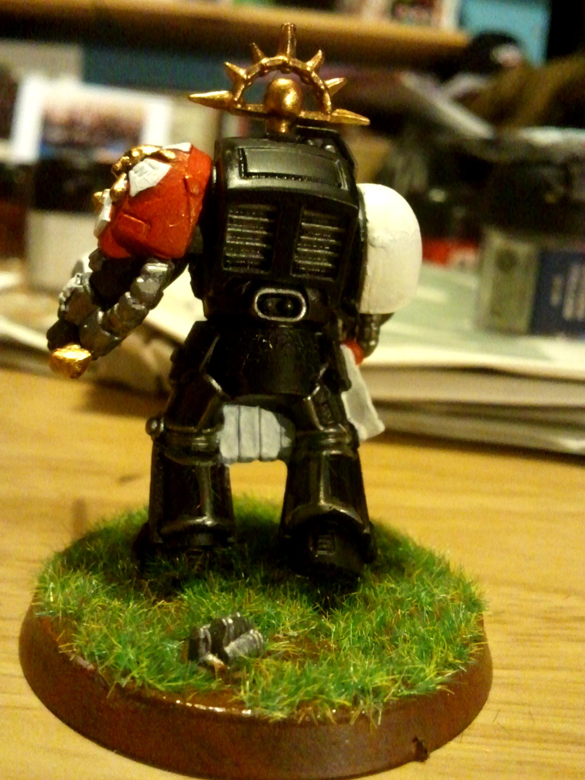 Black Templar Terminator Squad Leader (rear) - Black Templar Terminator ...