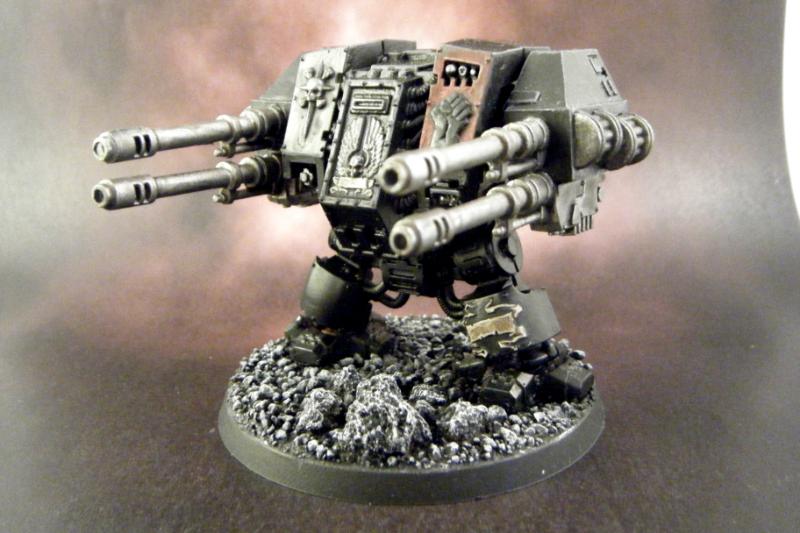 Dreadnought, Rifleman, Space Marines, Twin Autocannon, Warhammer 40,000 ...