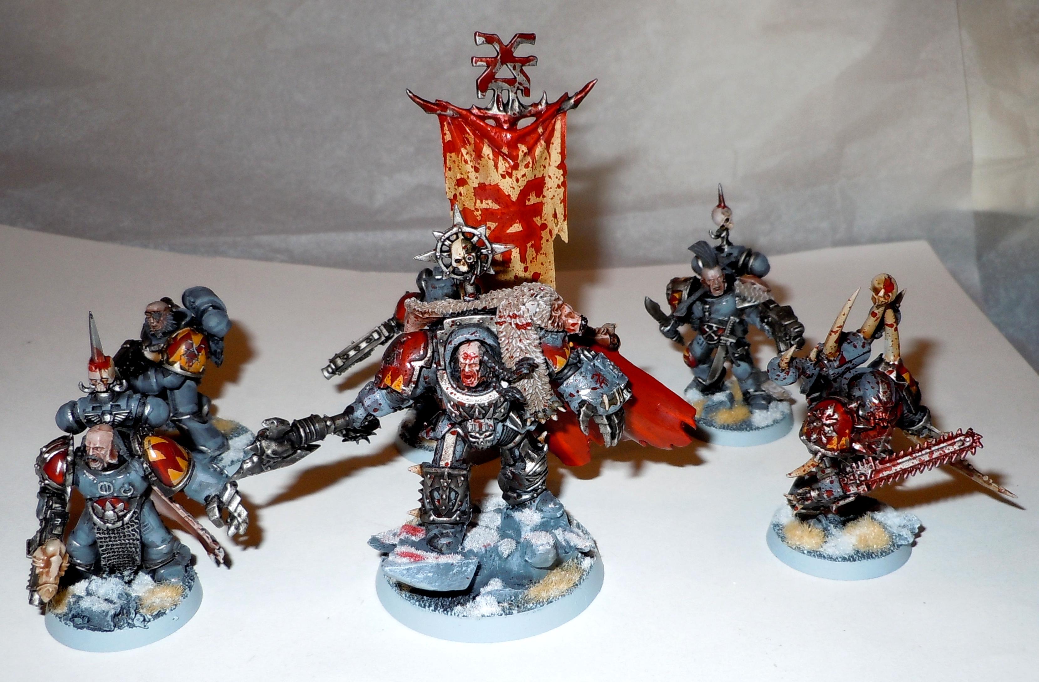 Chaos Space Wolves, Grey Hunters, Khorne, Logan Grimnar, Possessed ...