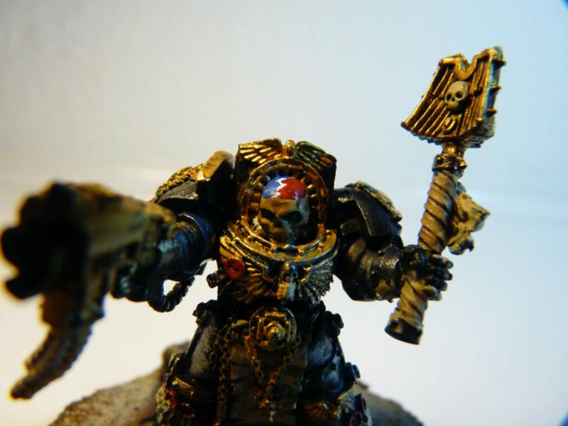 Chaplain, Custom Base, Space Marines, Terminator Armor, Urban Base ...