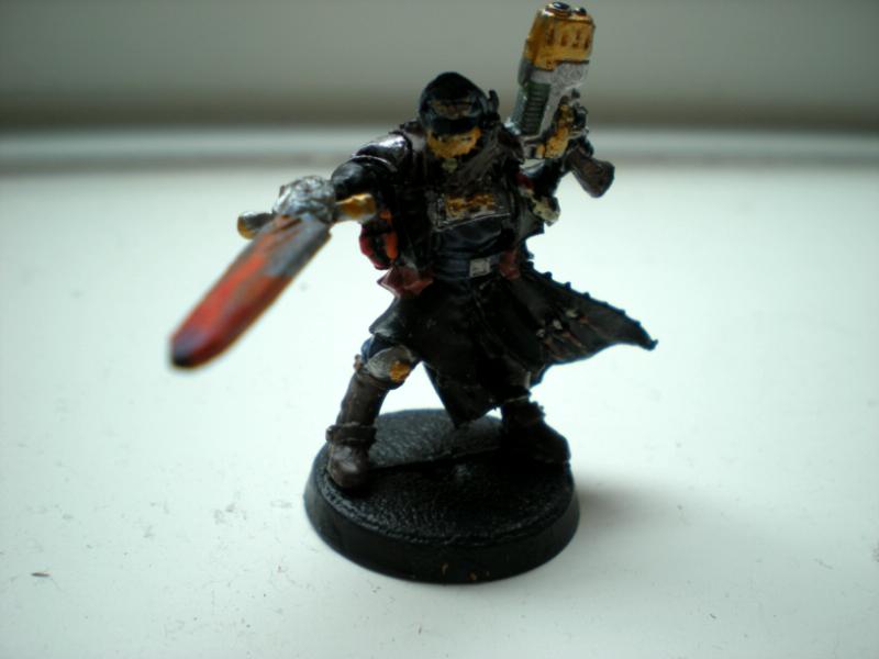 Chaos, Commander, Commissar, Conversion, Figure, Fire, Flames, Guard ...