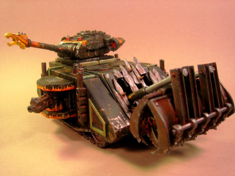 Slaanesh/Legion of the Damned Predator [pic heavy] - Forum - DakkaDakka