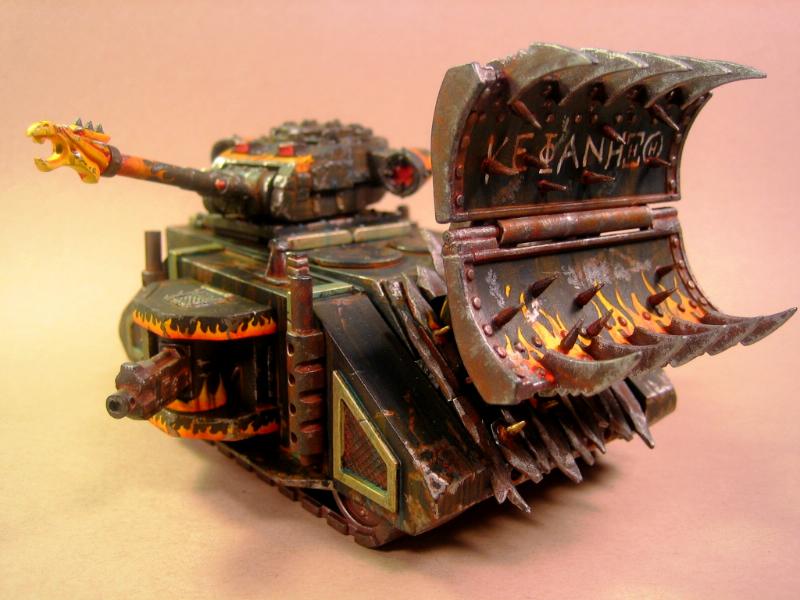 Slaanesh/Legion of the Damned Predator [pic heavy] - Forum - DakkaDakka