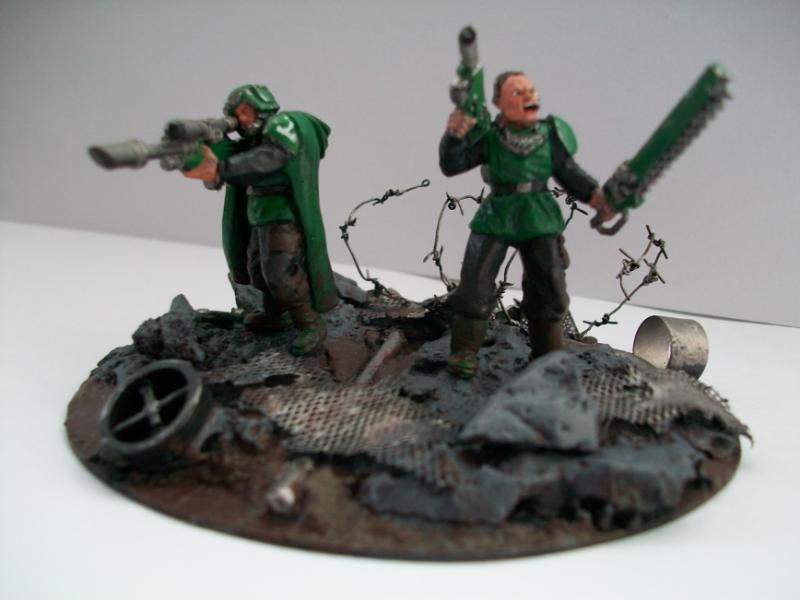 Diorama, Guardsmen, Imperial Guard, Warhammer 40,000 - Guardsmen ...