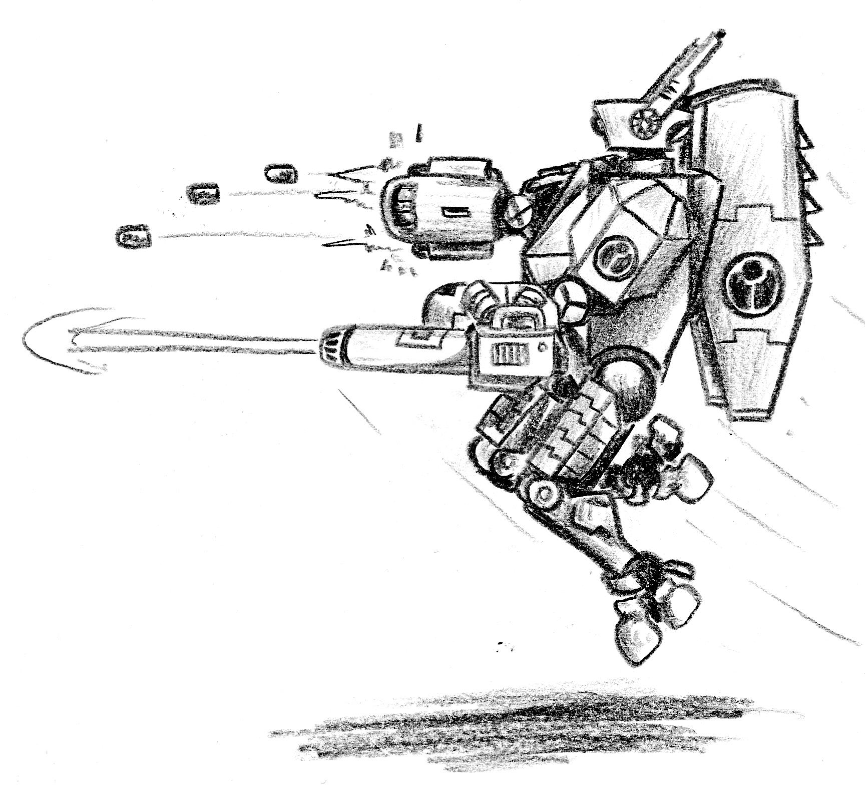 Artwork, Battlesuit, Crisis Battlesuit, Drawing, Old, School, Style ...