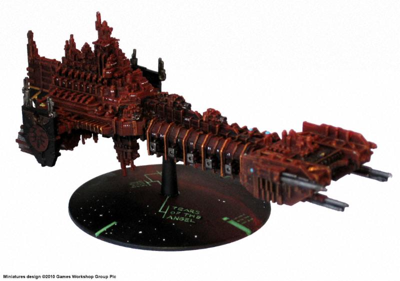 Battlebarge, Battlefleet Gothic, Blood, Gothic, Omega - Blood Angels ...