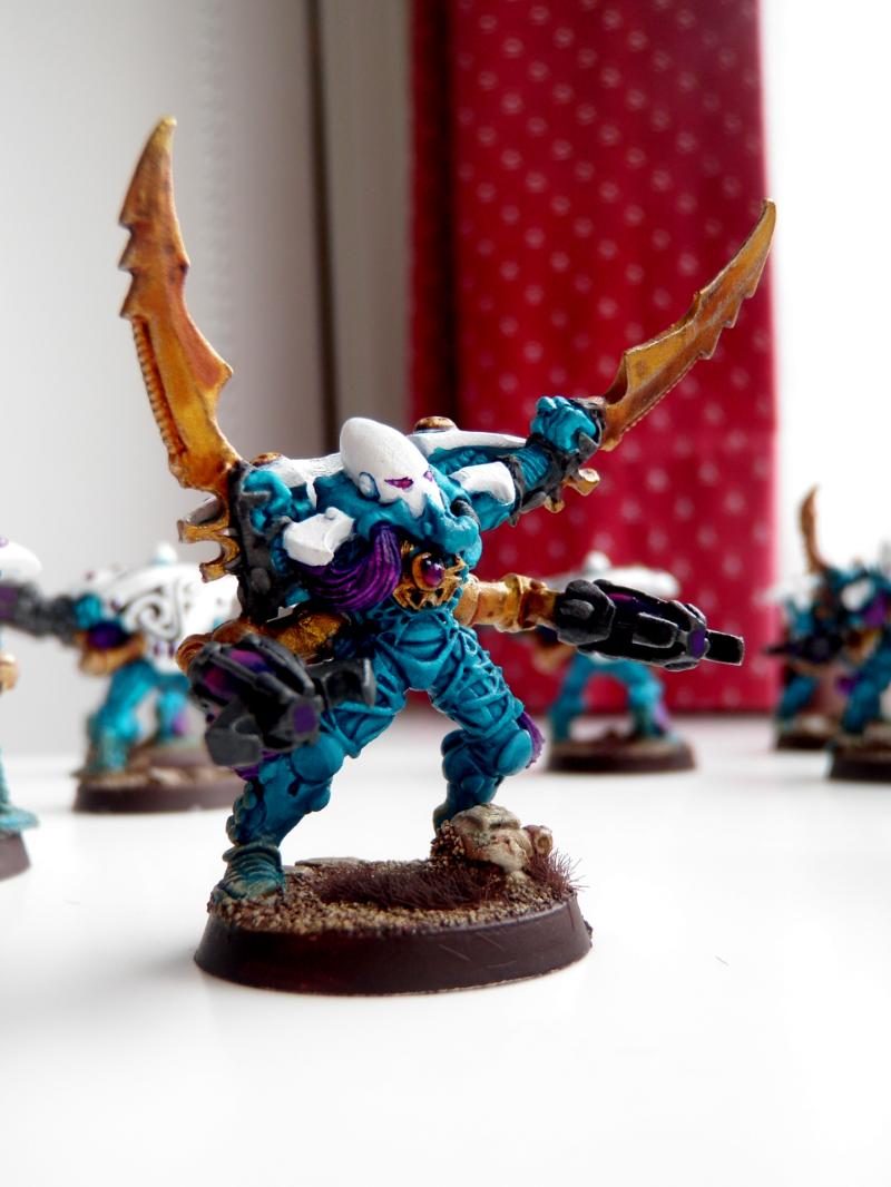 Aspect Warrior, Eldar, Warhammer 40,000, Warp Spiders - exarch 2 front ...