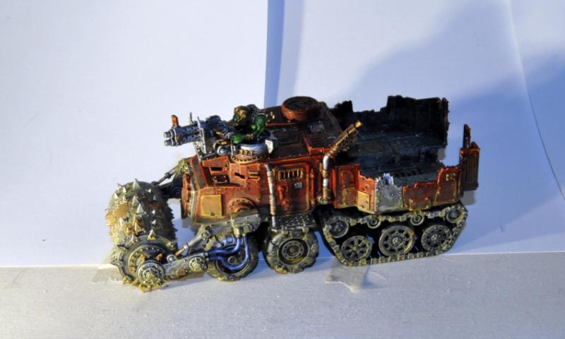 Battlewagon, Deff Rolla, Orks, Red, Seed Freaks - Gallery - DakkaDakka