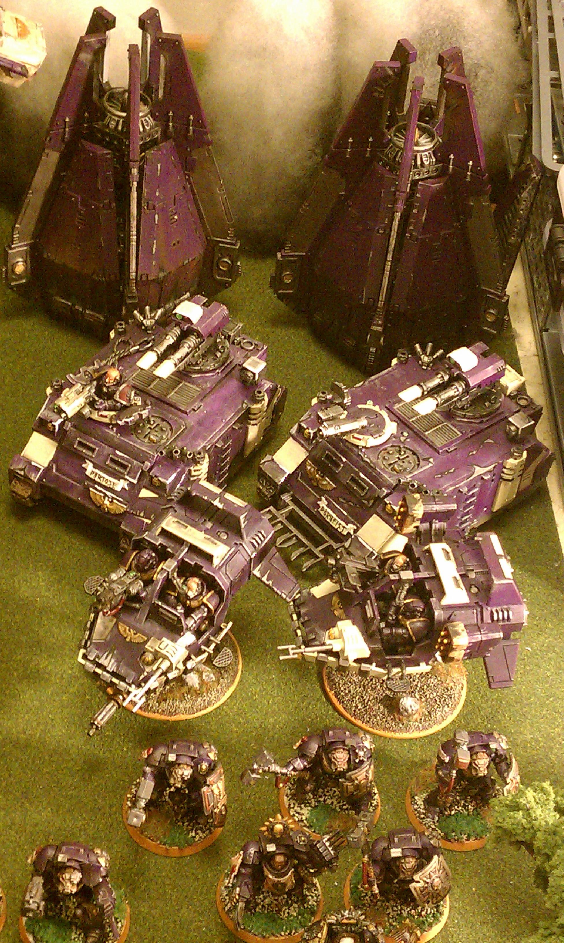 Drop Pod, Land Speeder, Space Marines - Landspeeders, Rhinos, and Drop ...