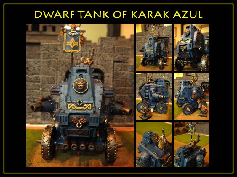 Dwarves, Steam Tank, Steampunk, Tank, Warmachine - Dwarf Tank/Organ Gun ...