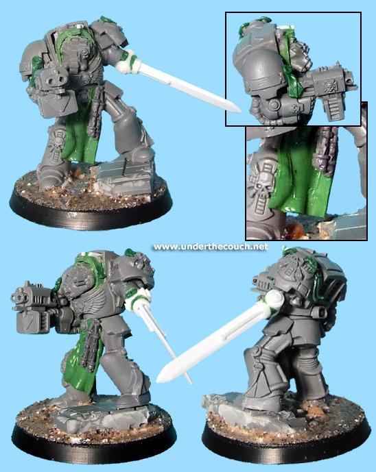 Characters, Conversion, Greenstuff, Librarian, Sculpted, Space Marines ...