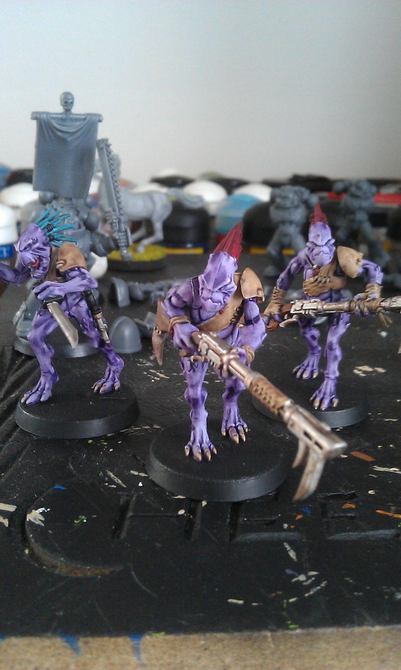 Fire Warriors, Gun Drones, Kroot, Purple, Stealth Suit, Tau - Kroot ...