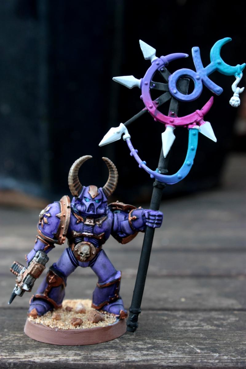 Chaos, Games Workshop, Icon Bearer, Slaanesh, Space Marines, Warhammer ...