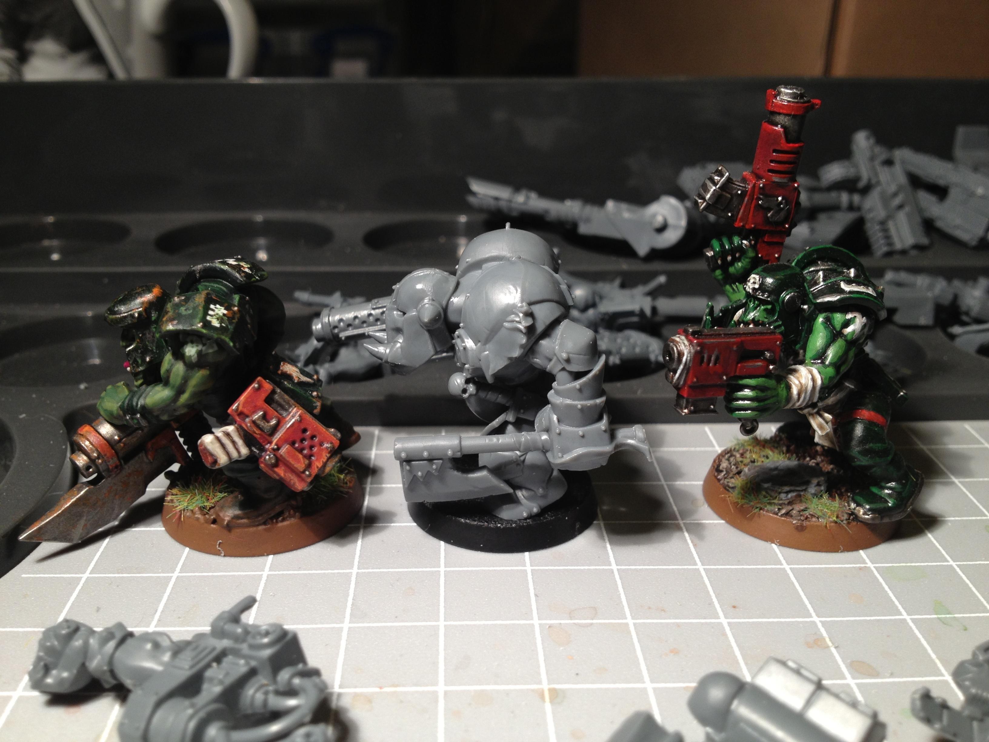 'ard Boy, Da Dark Angelz, Orks, Warhammer 40,000, Work In Progress ...