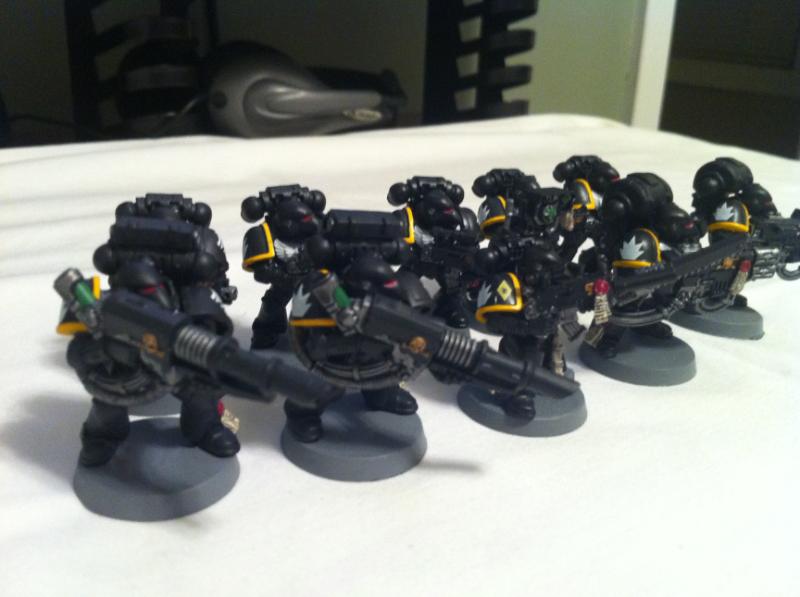 Beakie, Mk6, Mkvi, Raven Guard, Space Marines - Raven Guard Devastator ...