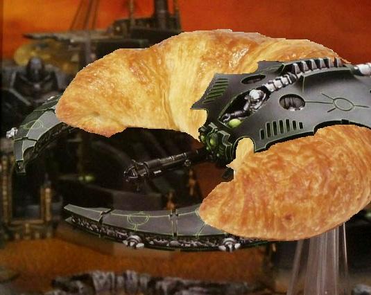 GENTLEMEN. BEHOLD: THE NECRON DOOM CROISSANT!!! : r/Warhammer