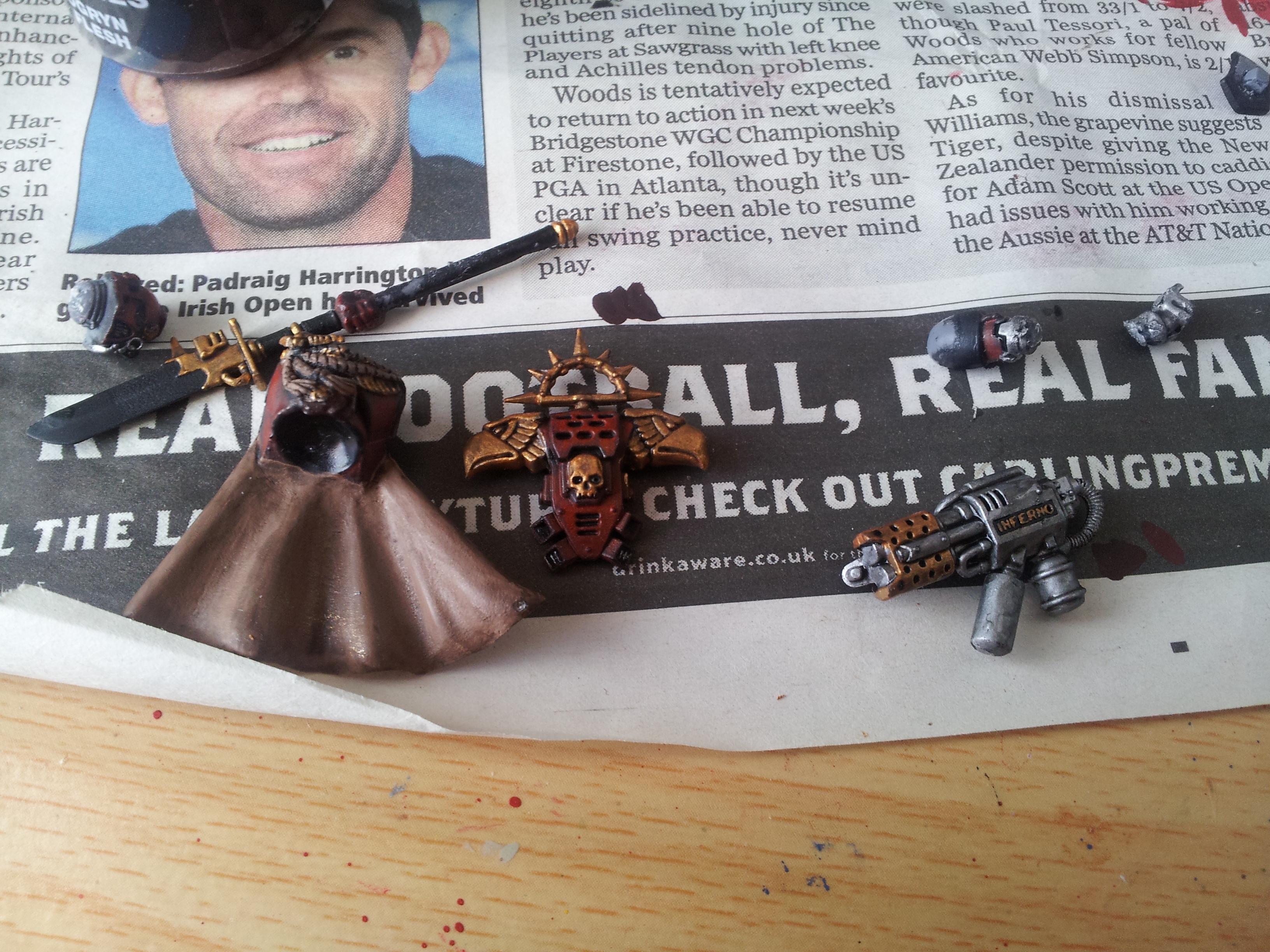 Conversion, Deadshot, Vulkan He'stan, Work In Progress - Cloak and gold ...