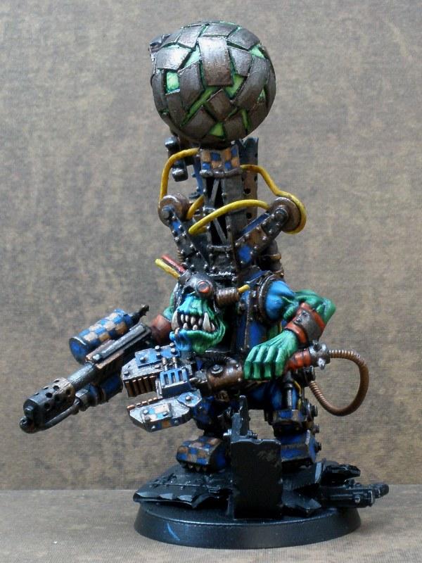 Big Mek, Kustom Force Field, Orks, Warhammer 40,000 - Ork Big Mek WIP ...