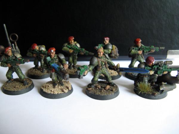 WIP Imperial Guard commando veterans. - Forum - DakkaDakka