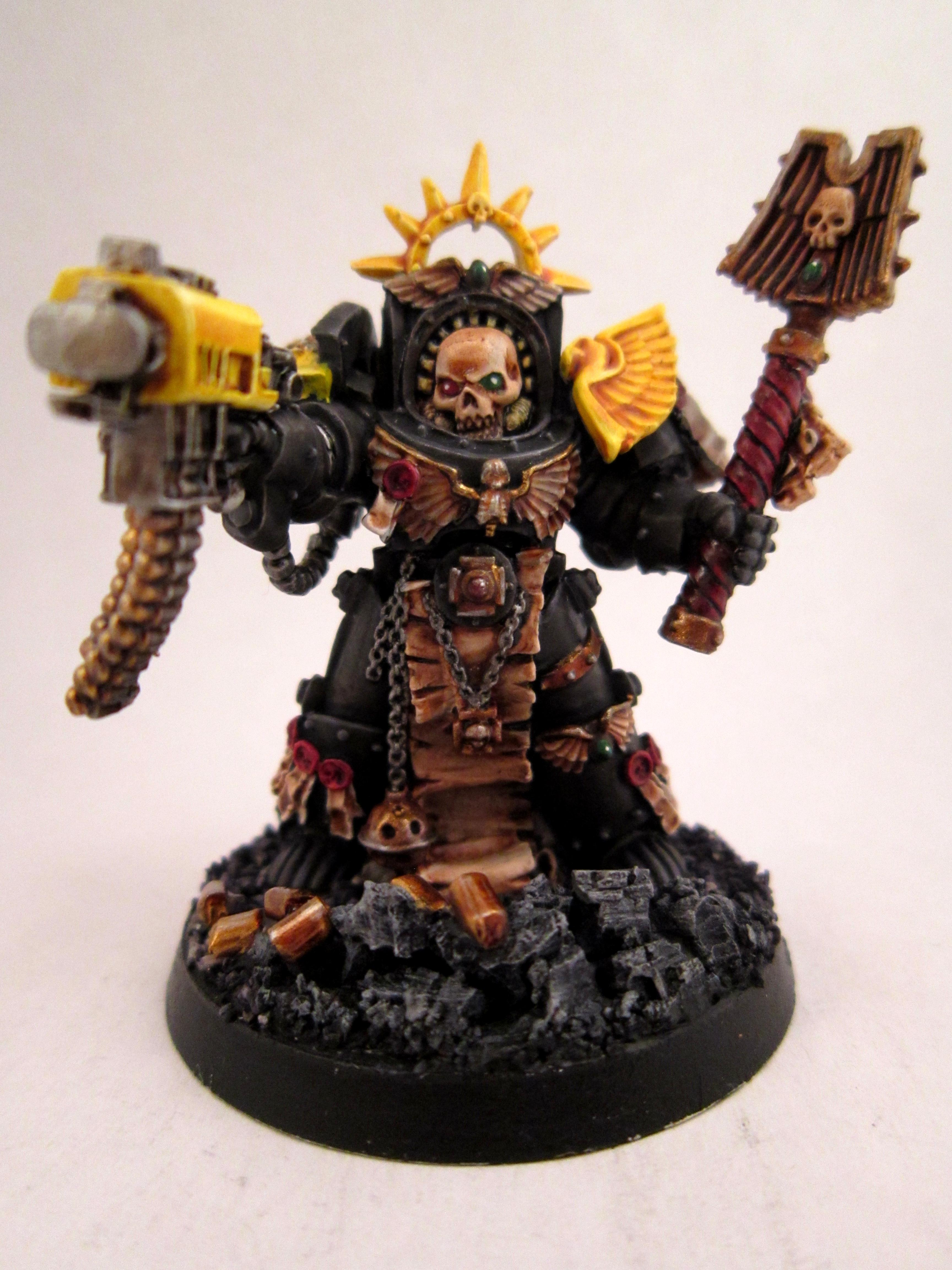Chaplain, Space Marines, Terminator Armor - Finished Termi Chaplain ...