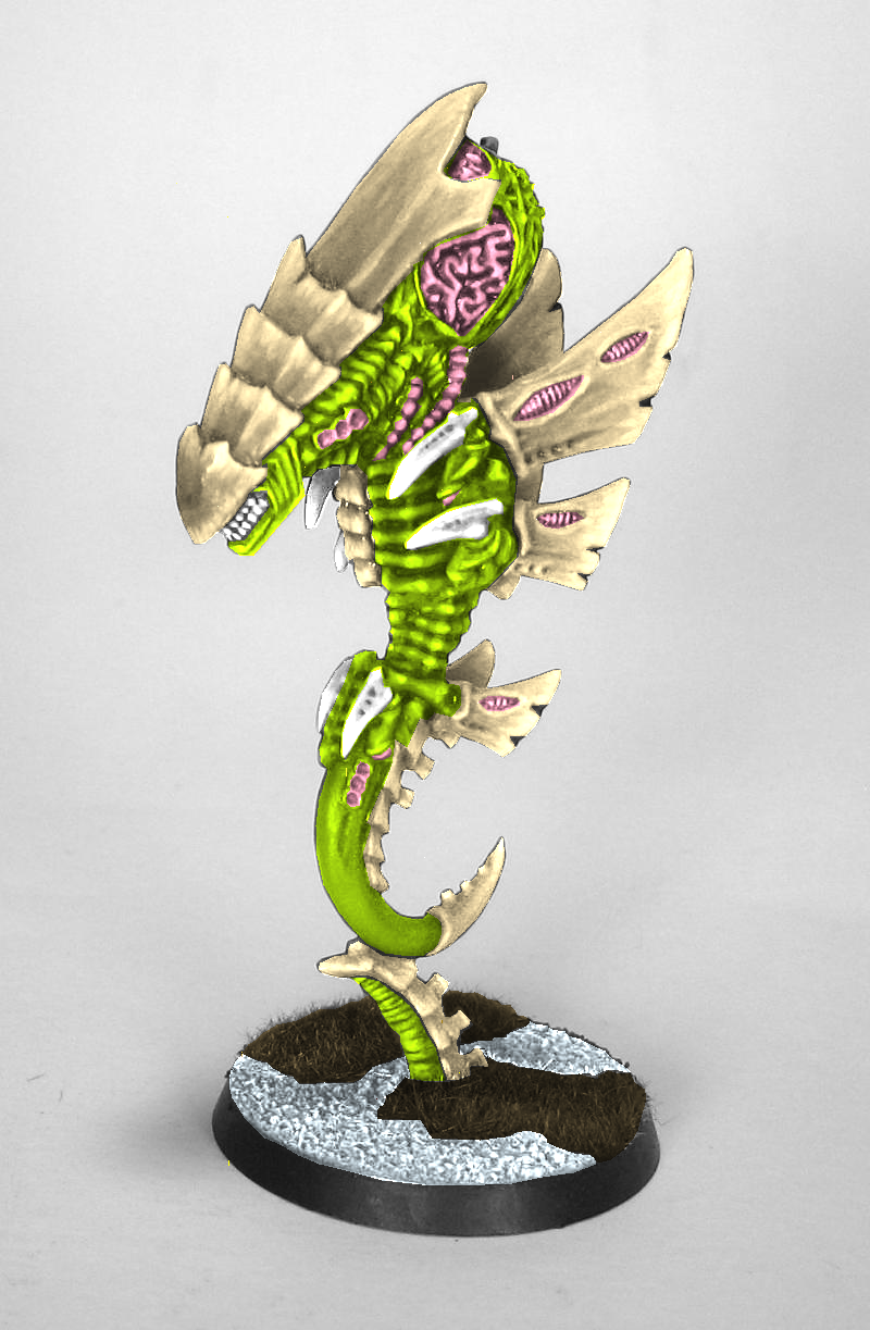Tyranids, Warhammer 40,000, Zoanthrope - Zoey Paint Scheme Test 2 ...