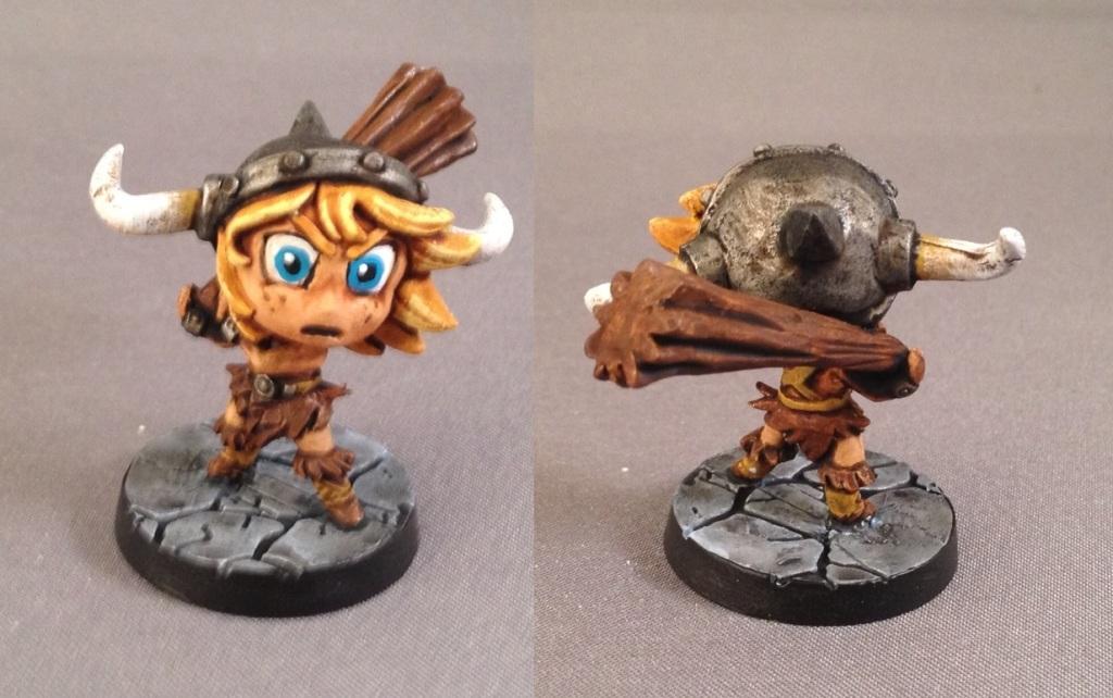 Barbarian, Chibi, Chibi Adventures, Impact! Miniatures, Sd - Impact ...