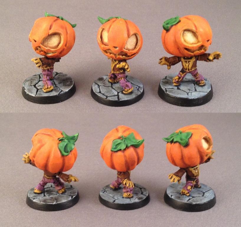 Chibi, Impact! Miniatures, Pumpkinhead - Chibi Pumpkinheads - Gallery ...