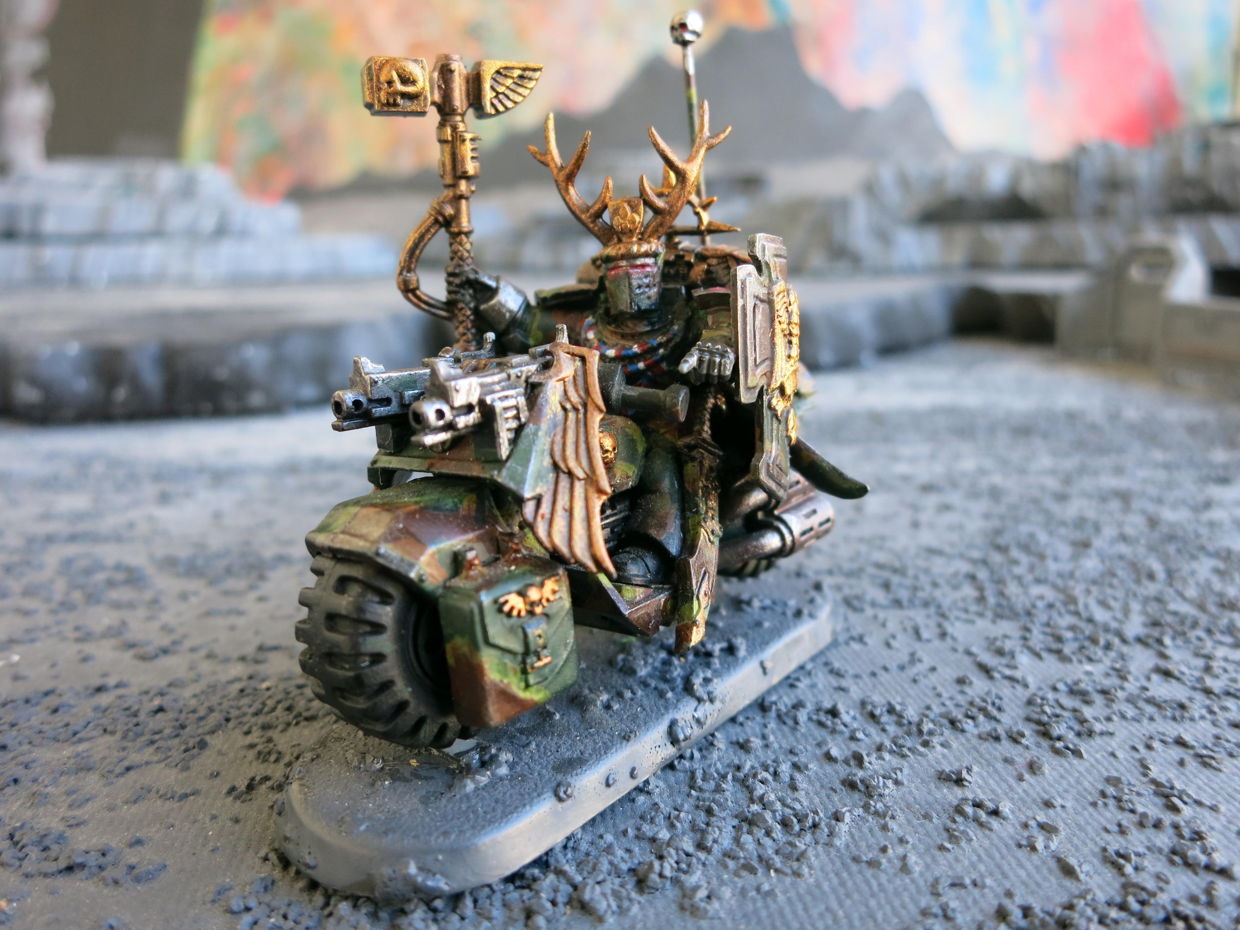 Bike, Camouflage, Chapter Master, Knights Who Say Ni!, Shield Eternal ...