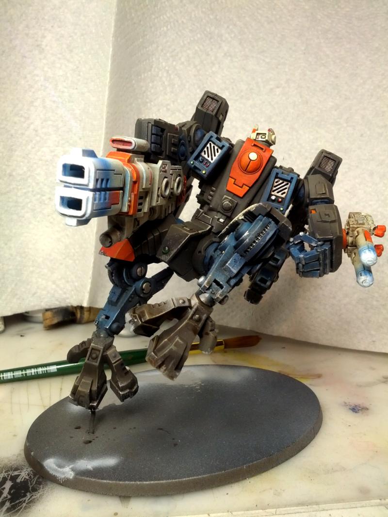 Riptide, Tau, Warhammer 40,000, Work In Progress - Riptide WIP ...