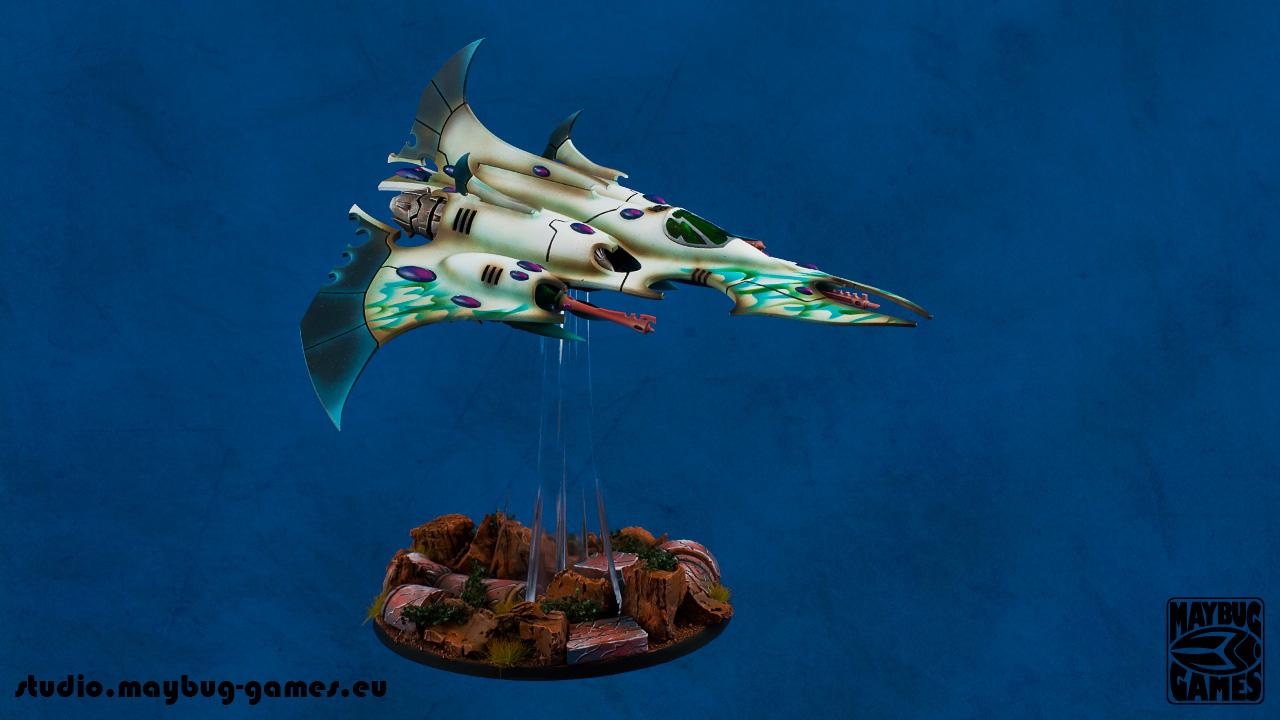 Eldar, Flyer, Warhammer 40,000 - Dark Eldar Treasure Hunters Razorwing ...