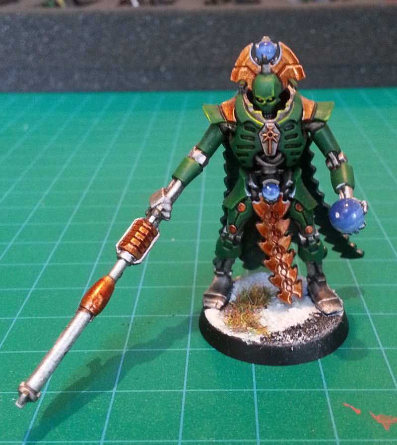 Brass, Green, Necrons - Necron Overlord - Gallery - DakkaDakka