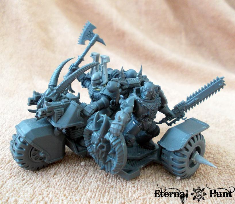 Bike, Chaos, Chaos Space Marines, Conversion, Hounds, Khorne, Khorne's ...
