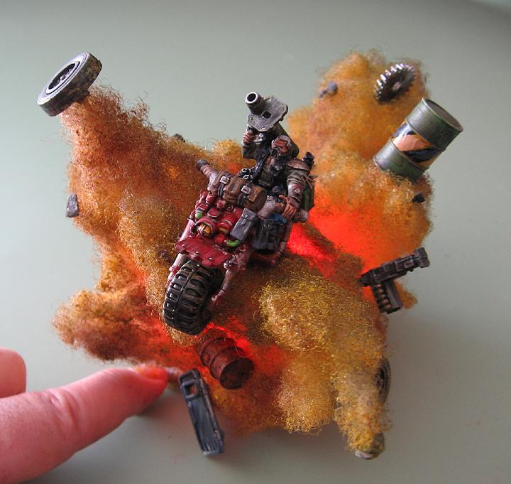 28mm, Awesome, Bike, Custom, Explosion, Fire, Missiile Launcher ...