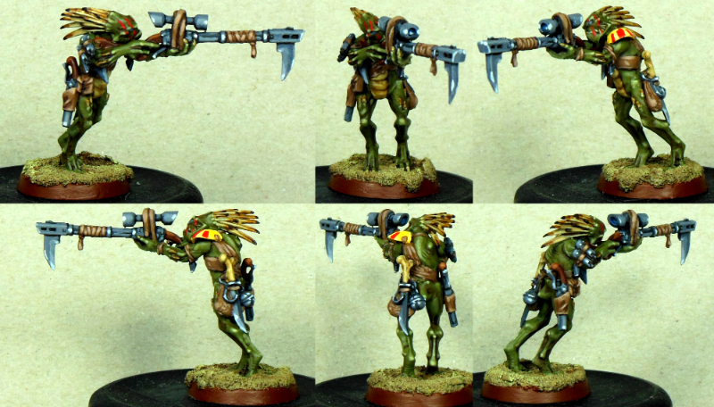 Conversion, Kroot, Snipers, Tau, Tau Empire - Kroot Sniper 1/10 ...