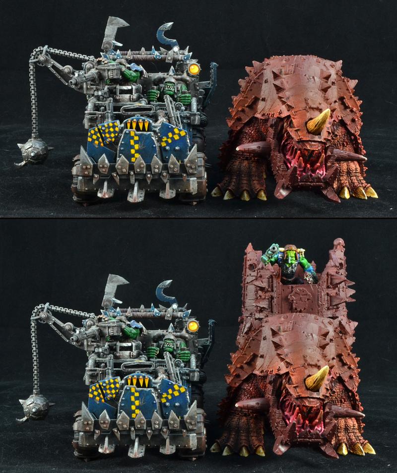 Big Squiggoth, Orks, Size Comparison, Warhammer 40,000 - Size ...