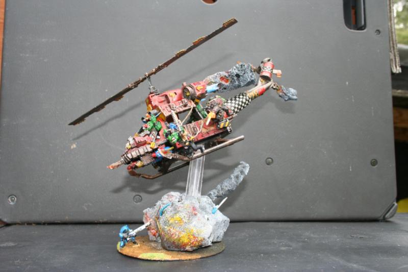 Conversion, Deffkopta, Helicopter, Orks, Warhammer 40,000 - Uwee ...