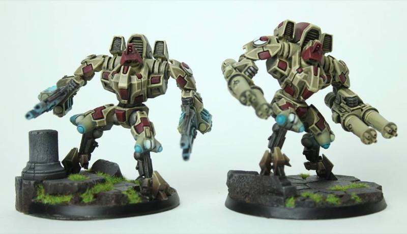 Forge World, Hazard Suit, Tau, Warhammer 40,000 - Tau Hazard Suit Team ...
