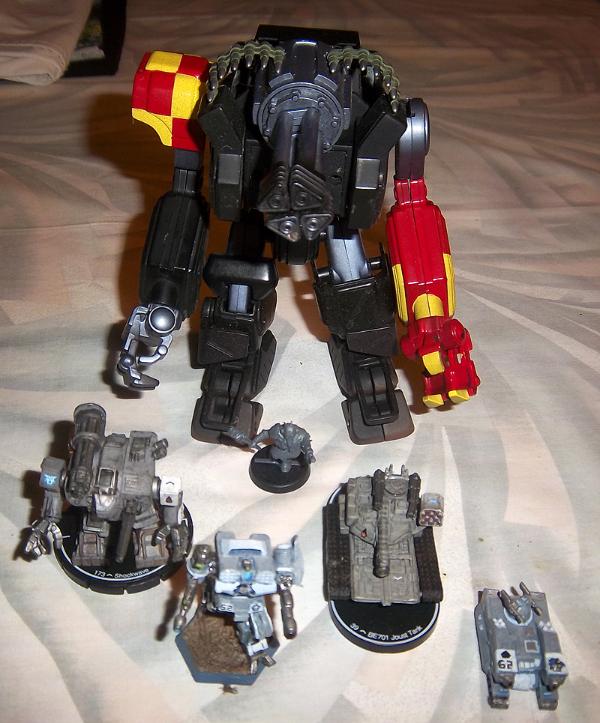 Mechwarrior heroclix size vs battletech minis - Forum - DakkaDakka
