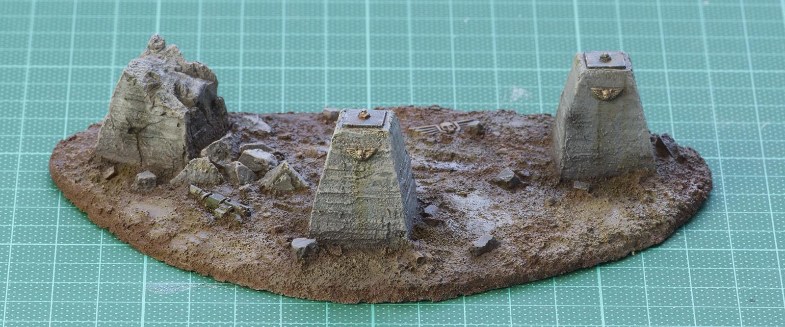 Dragon's, Scratch Build, Tank, Teeth, Traps - Dragon's Teeth Tank Traps ...